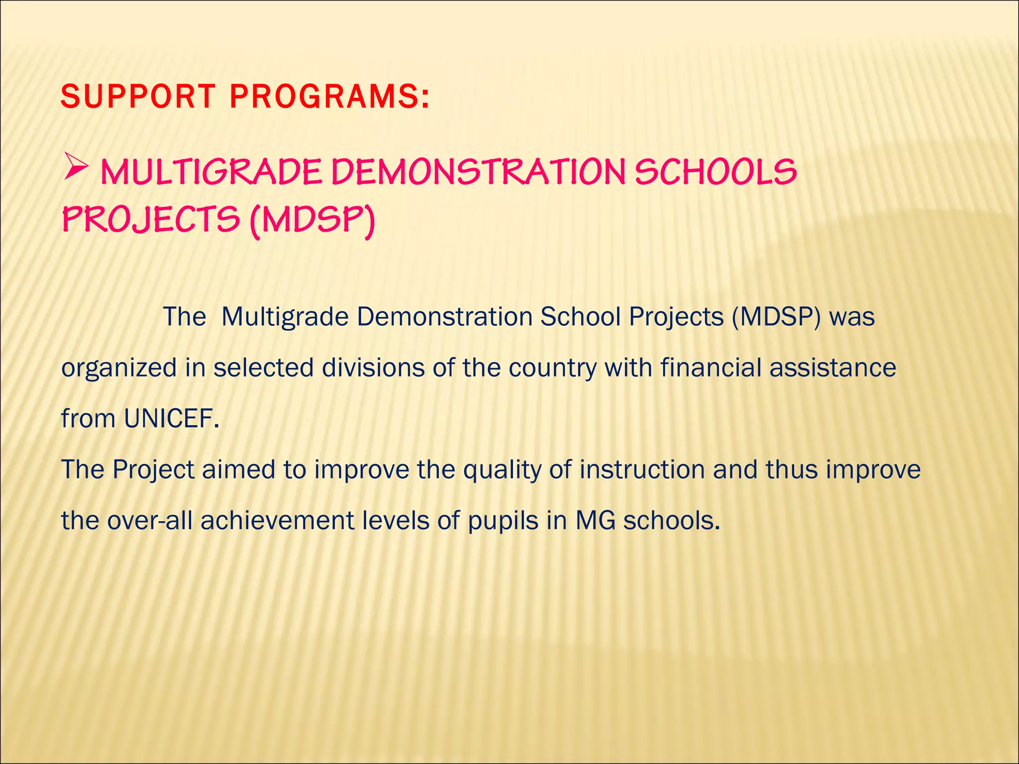 Multigrade Program in Philippine Education | PPT