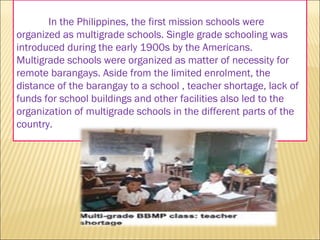 Multigrade Program in Philippine Education | PPT