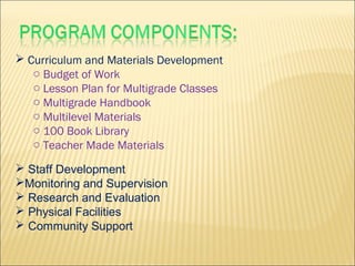 Multigrade Program in Philippine Education | PPT