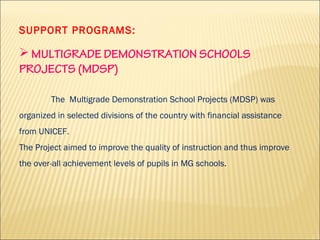 Multigrade Program in Philippine Education | PPT