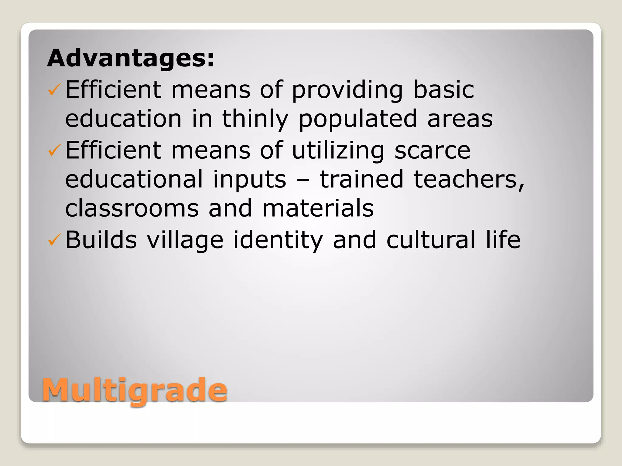Multigrade & Ladderized Education | PPTX