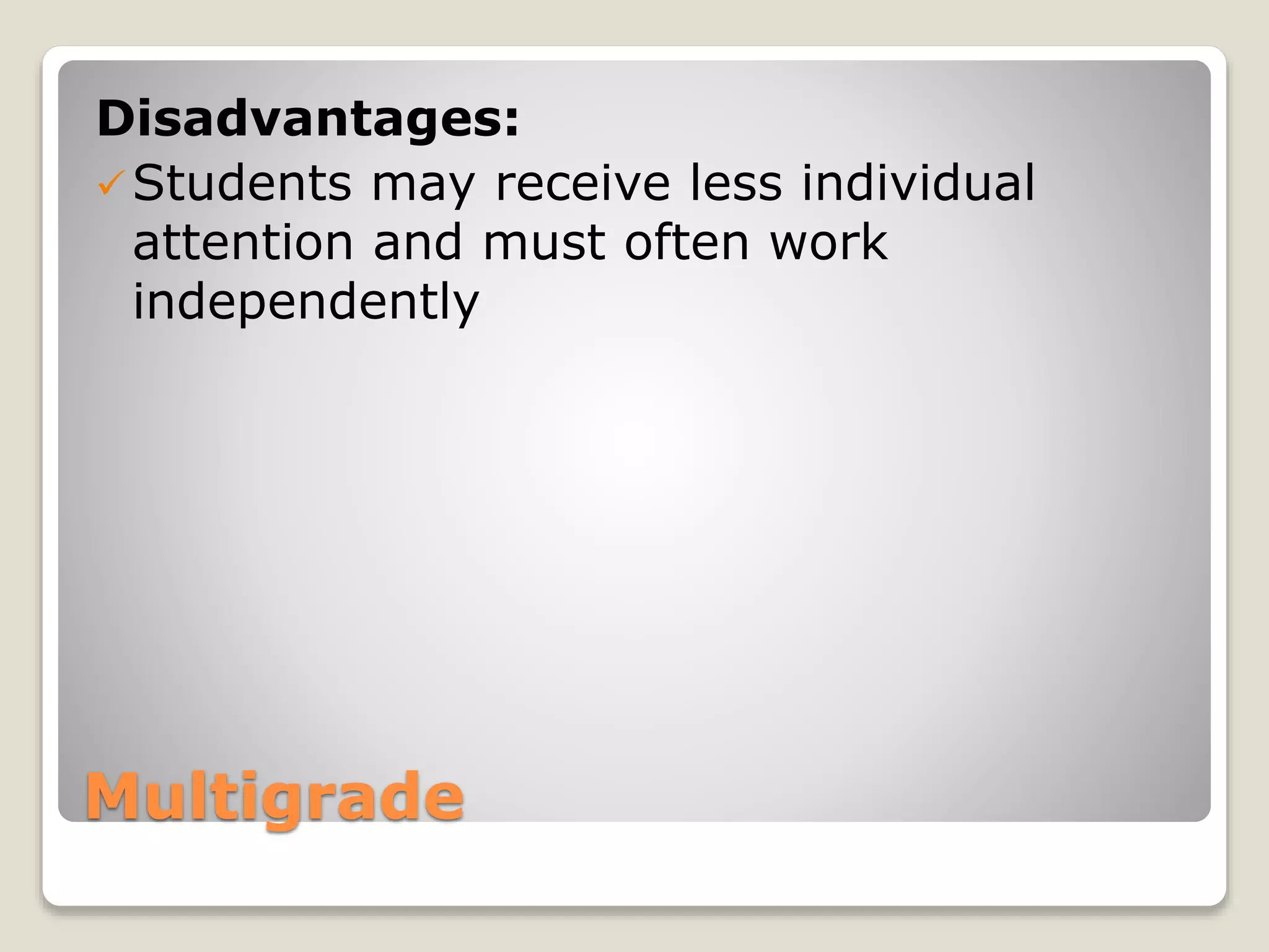 Multigrade & Ladderized Education | PPTX