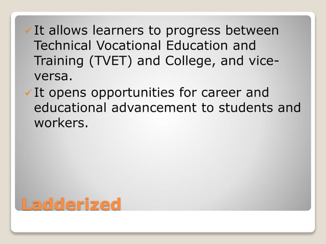 Multigrade & Ladderized Education | PPT