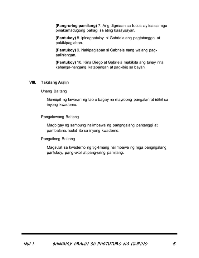 Multigrade lesson plan in filipino (uri ng pangngalan) by sheena bernal ...