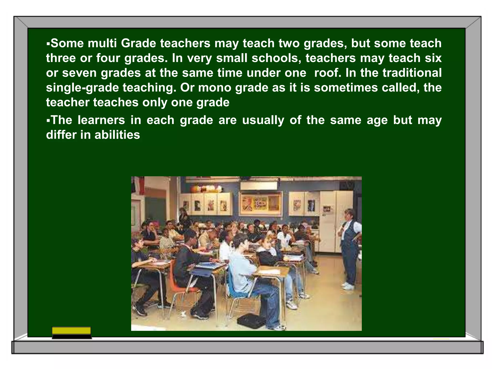Multi grade teaching | PPTX