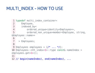 Boost Multi Index | PDF