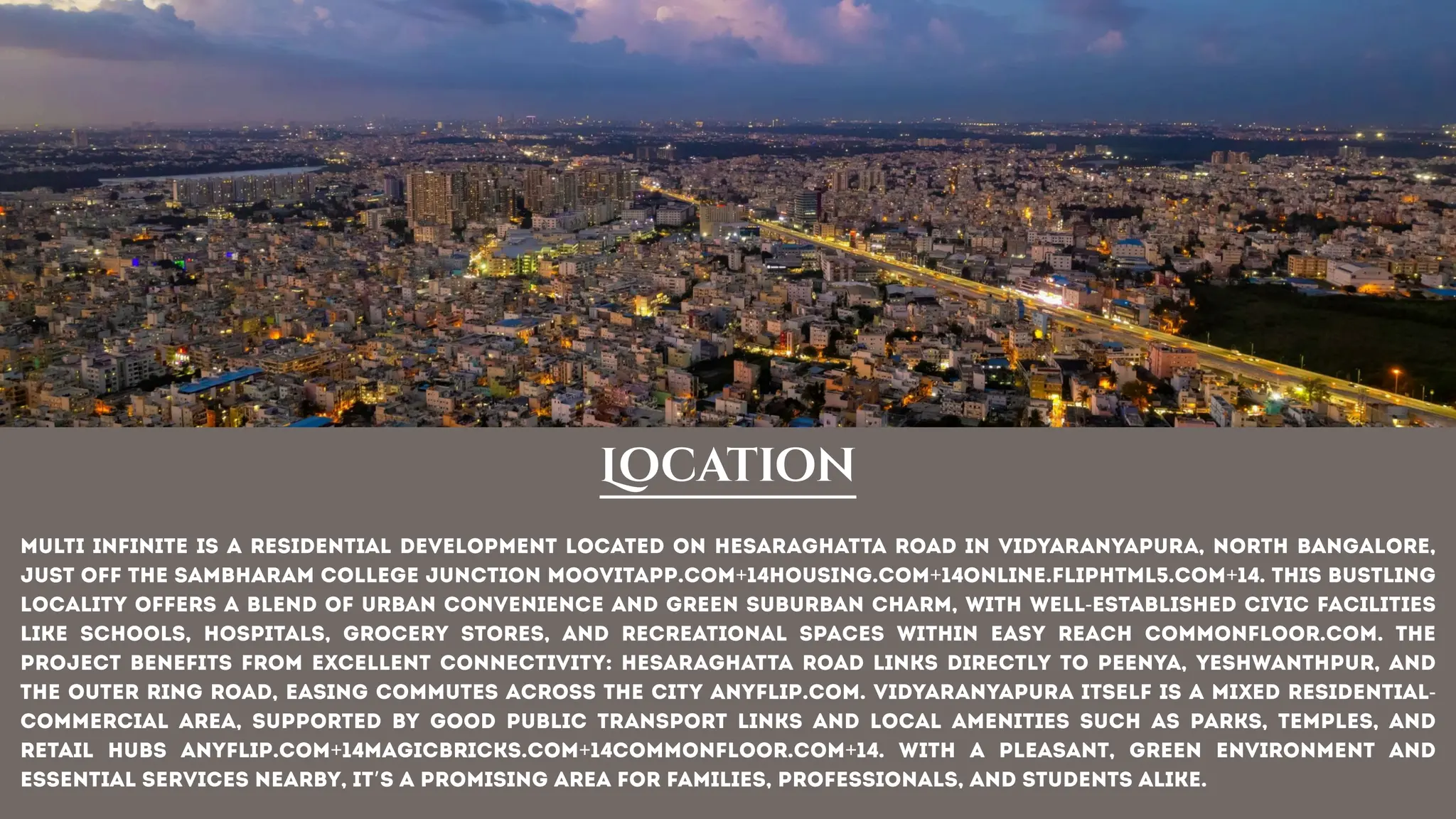 Multi Infinite Luxury Apartments in Vidyaranyapura, Bangalore - 1, 2 ...