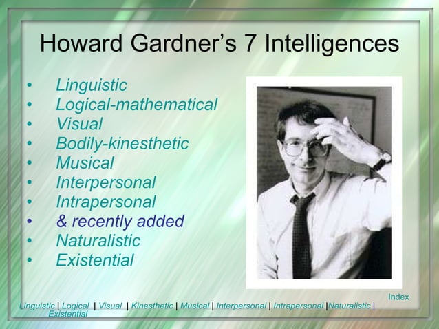Multiple intelligences Gardner | PPT