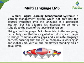 Multi language lms | PPT