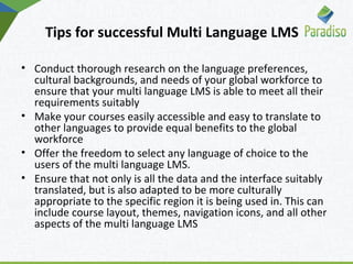 Multi language lms | PPT