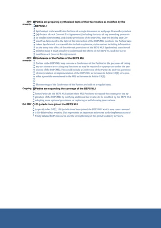 Multilateral instrument for BEPS tax treaty measures - Overview | PDF