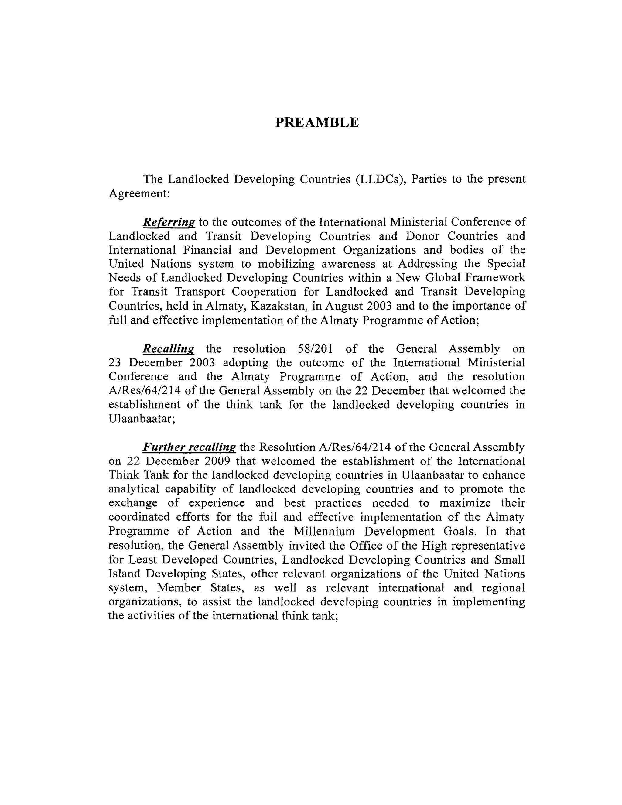 Multilateral agreement on the lldc itt | PDF