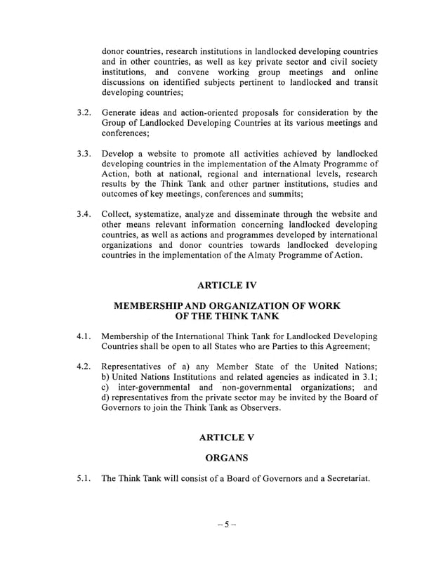 Multilateral agreement on the lldc itt | PDF