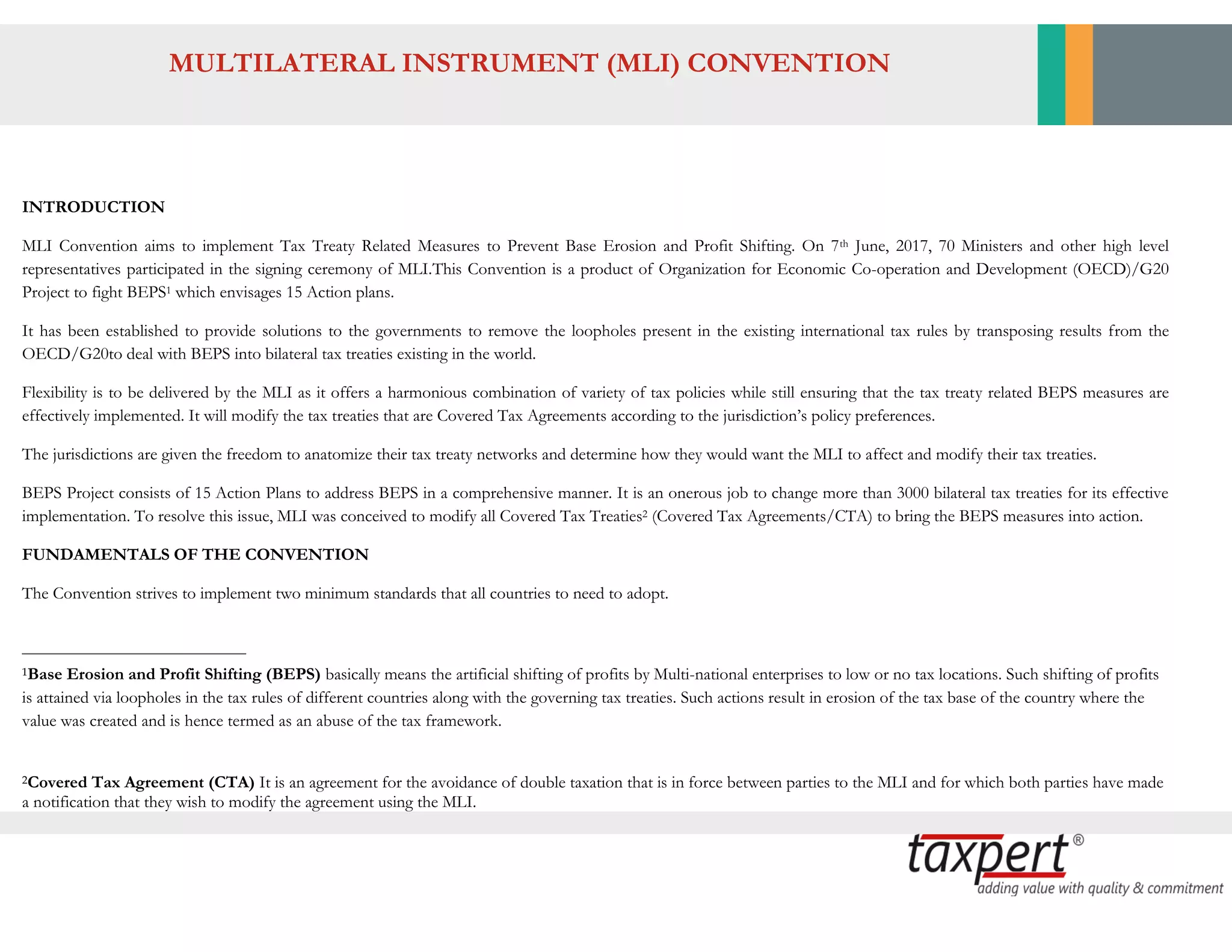 Multilateral Convention | PDF