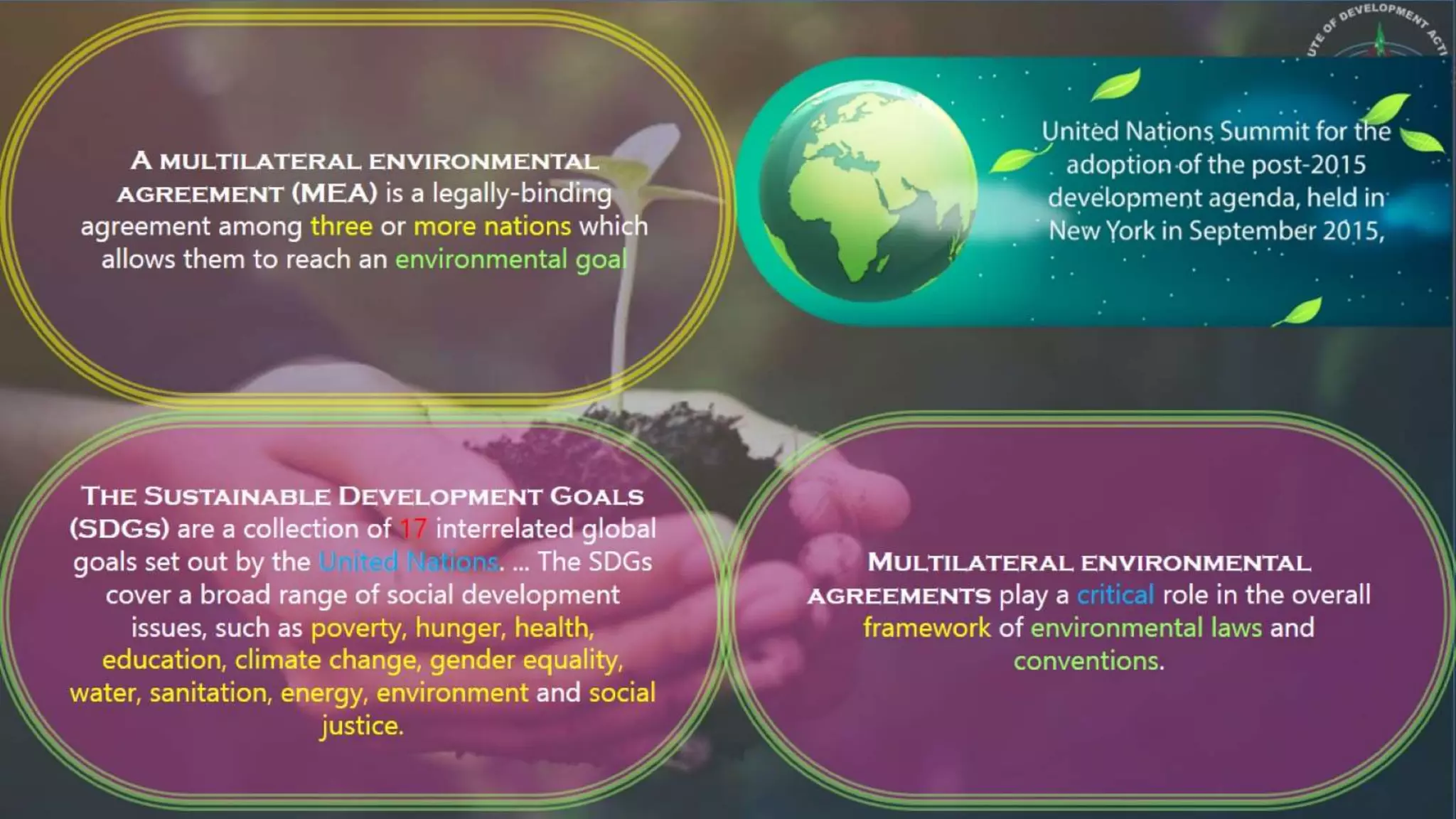 Multilateral environmental agreements (meas) and sustainable | PPTX