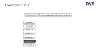 Multilateral instrument (mli) arbitration [articles 18-26] | PPTX