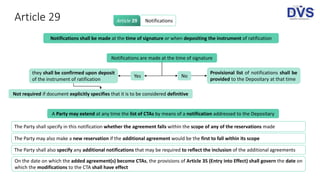Multilateral instrument (MLI) Final provisions [Articles 27-39] | PPTX