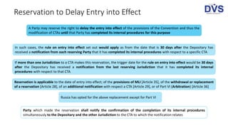 Multilateral instrument (MLI) Final provisions [Articles 27-39] | PPTX