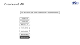 Multilateral instrument (MLI) Final provisions [Articles 27-39] | PPTX
