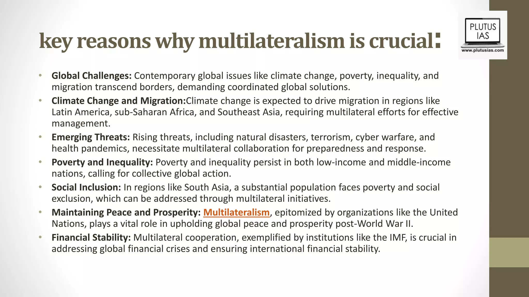 MULTILATERALISM | PPTX