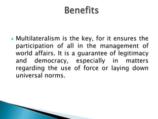 Multilateralism | PPTX