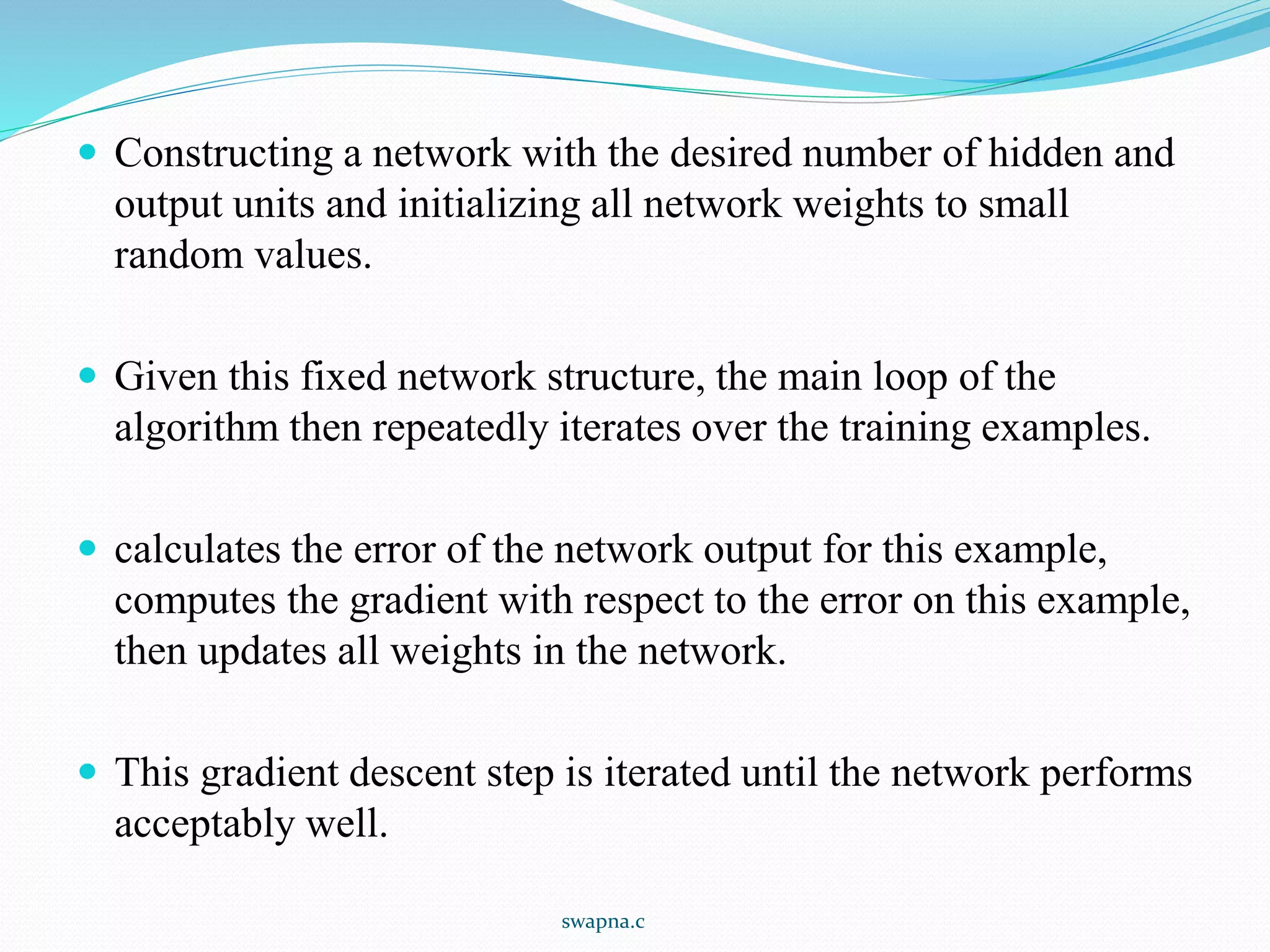 Multilayer & Back propagation algorithm | PPTX