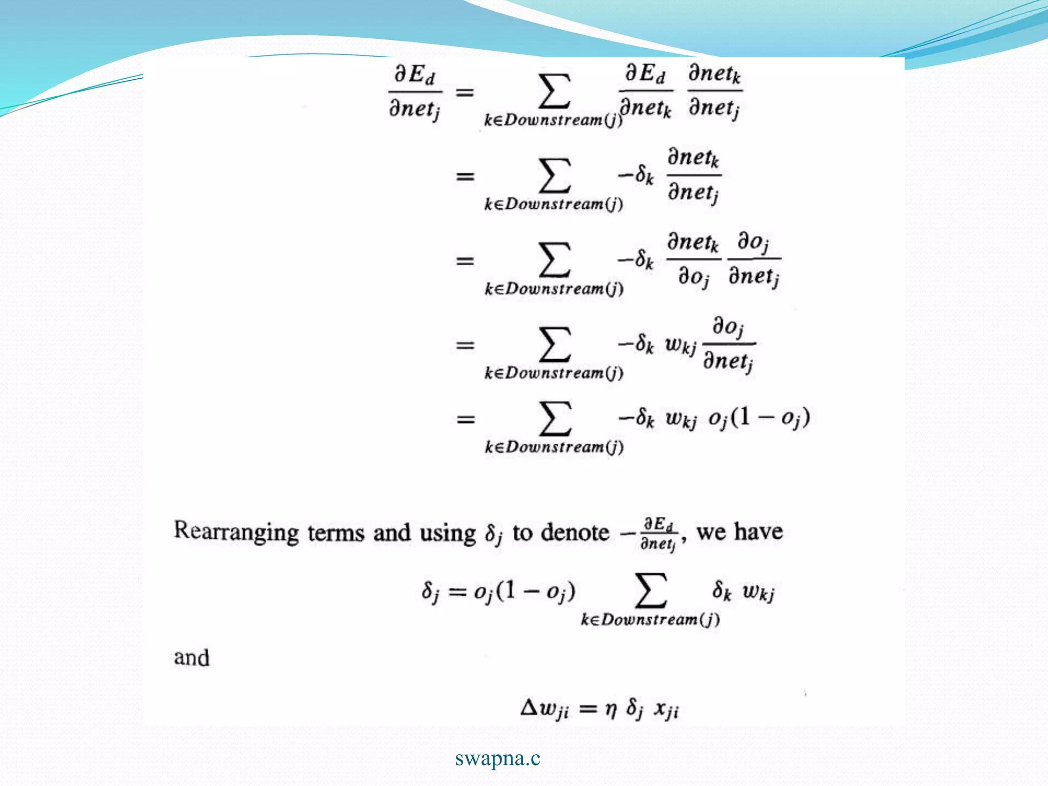 Multilayer & Back propagation algorithm | PPTX