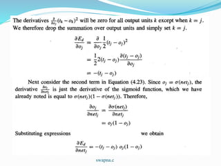 Multilayer & Back propagation algorithm | PPTX