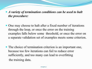 Multilayer & Back propagation algorithm | PPTX