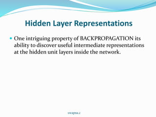 Multilayer & Back propagation algorithm | PPTX