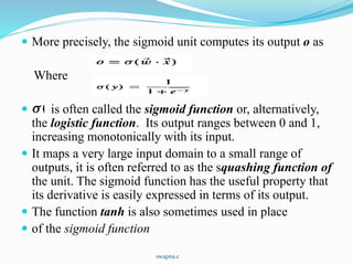 Multilayer & Back propagation algorithm | PPTX