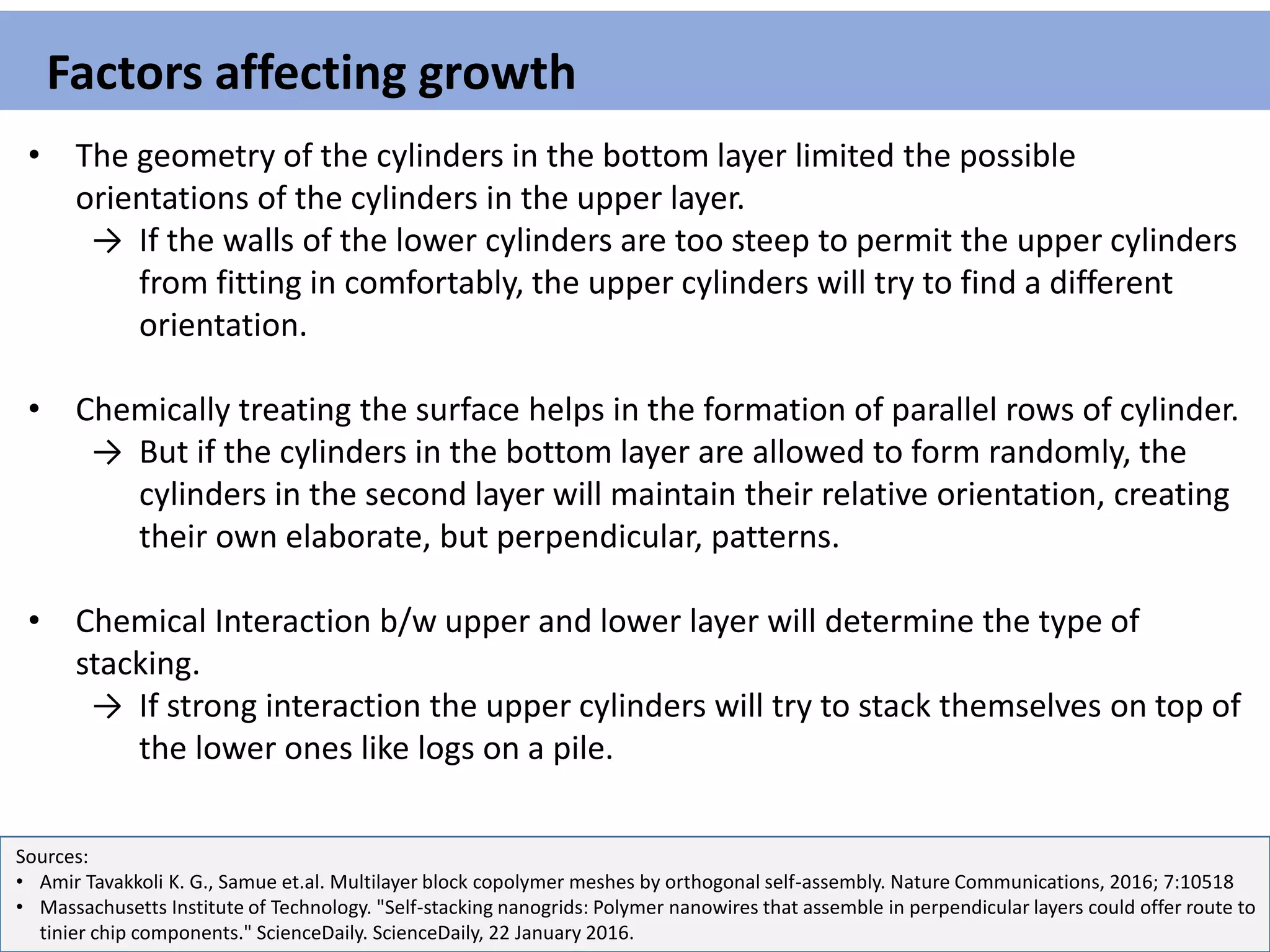 Presentation- Multilayer block copolymer meshes by orthogonal self ...