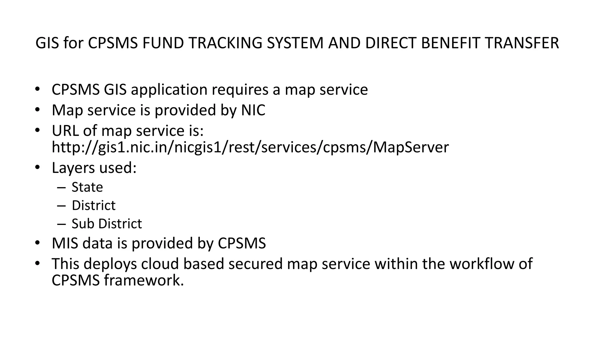 Multi Layer GIS Platform in Digital India - Mr. Vishnu Chandra | PPT