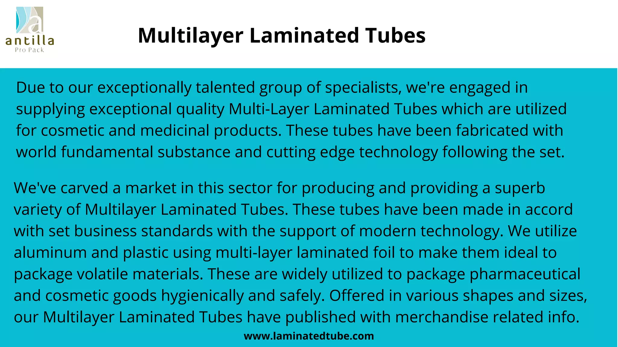 Multilayer laminated tubes | PDF