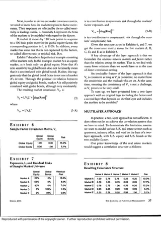 Multilayer modeling of a market covariance matrix | PDF