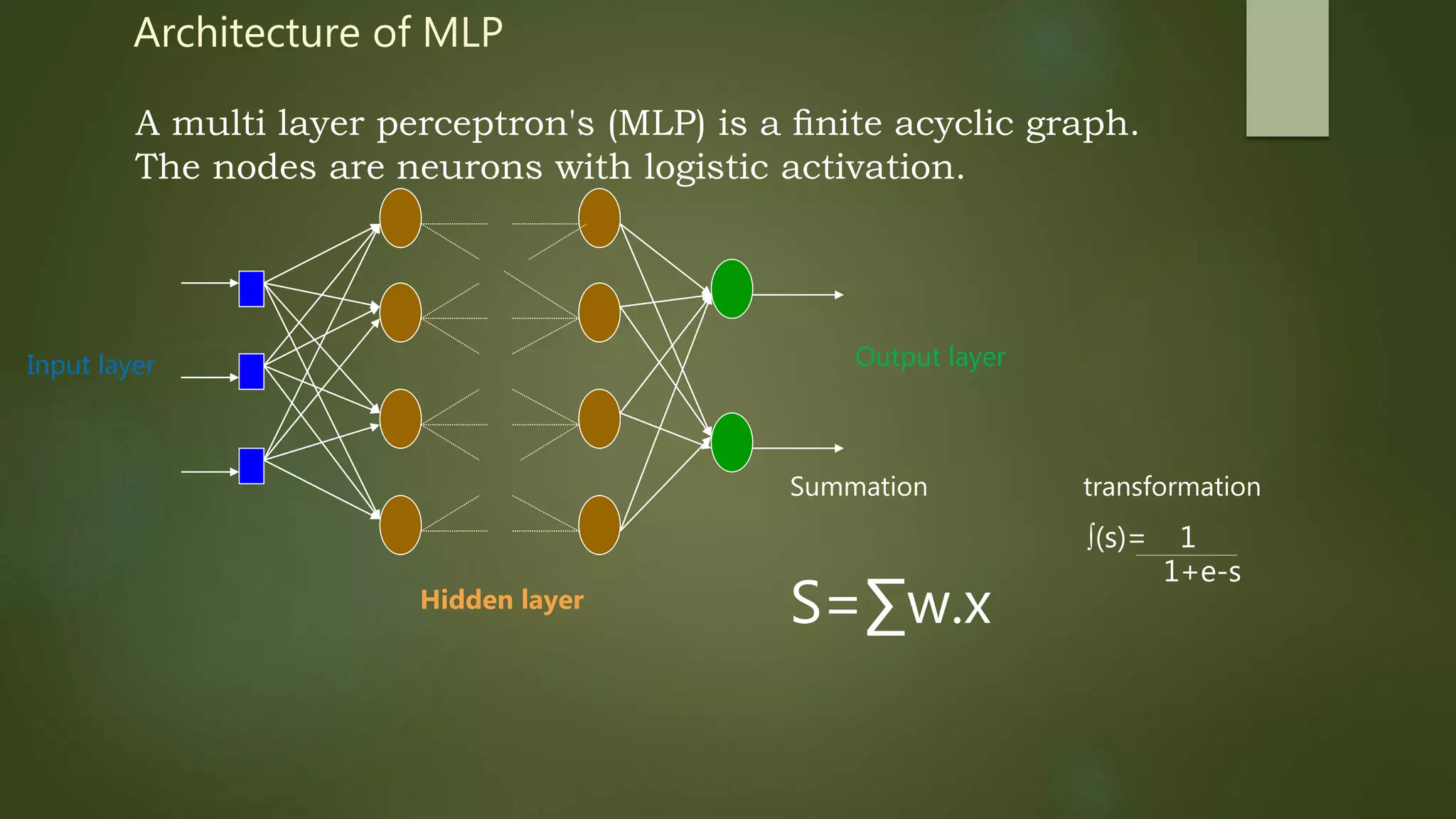 Multilayer perceptron | PPTX