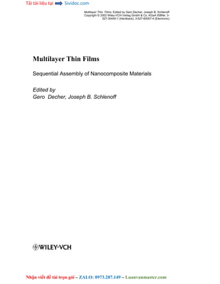 Multilayer Thin Films.doc