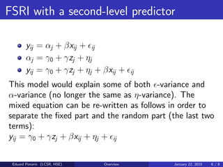 Overview of Mixed Models | PDF