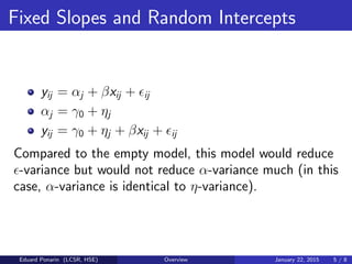 Overview of Mixed Models | PDF