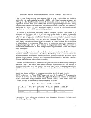 Multilevel analysis of factors | PDF