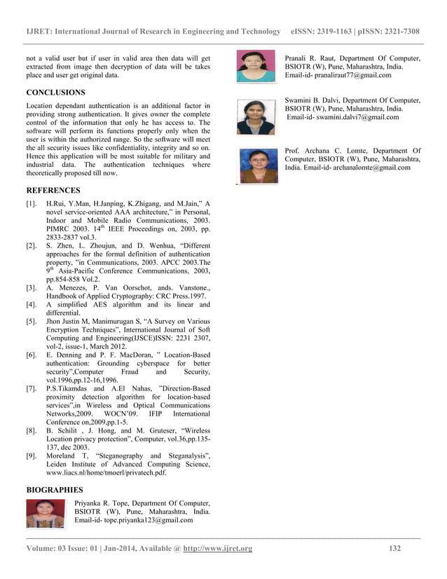 Multilevel authentication using gps and otp techniques | PDF | Internet | Computing