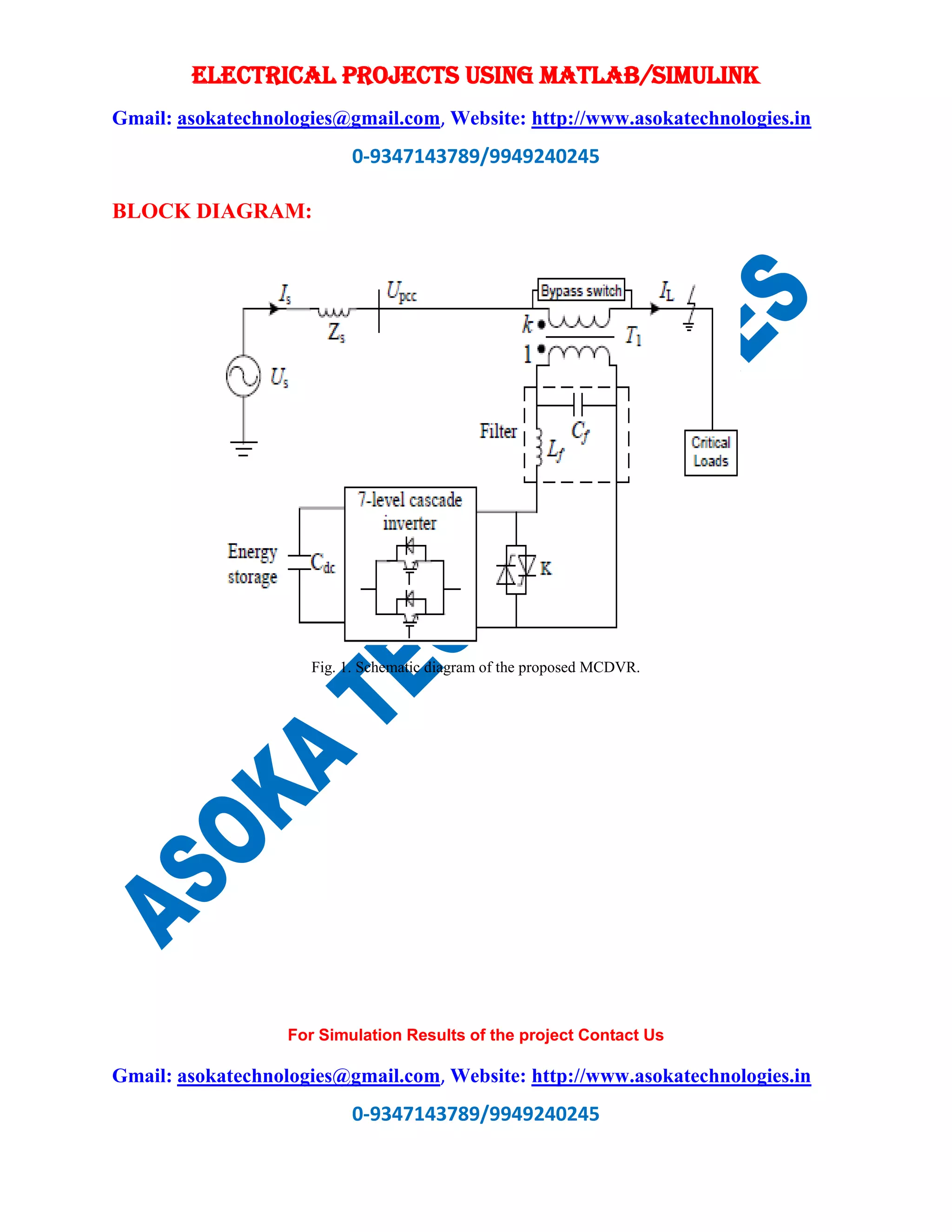 Multilevel Cascaded-TypeDynamic Voltage Restorer with Fault Current Limiting Function | PDF