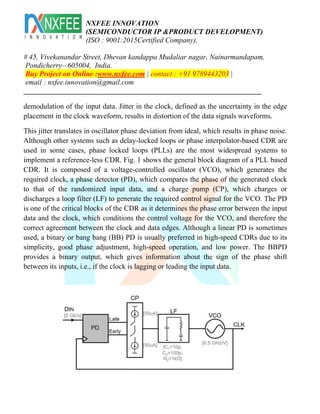Multilevel half rate phase detector for clock and data recovery circuits | PDF | Digital Audio ...
