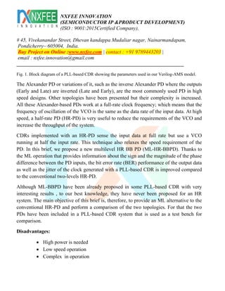 Multilevel half rate phase detector for clock and data recovery ...