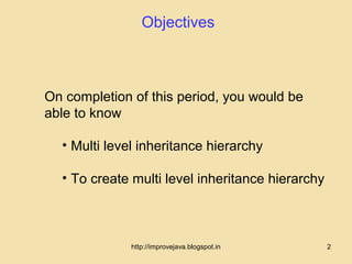 Multi level hierarchy | PPT