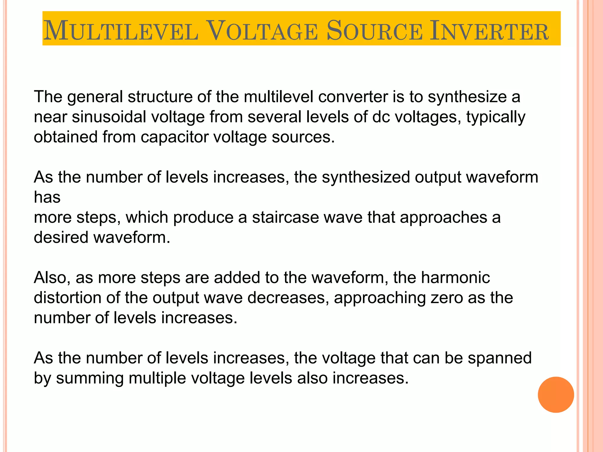 Multi level inverter | PPTX