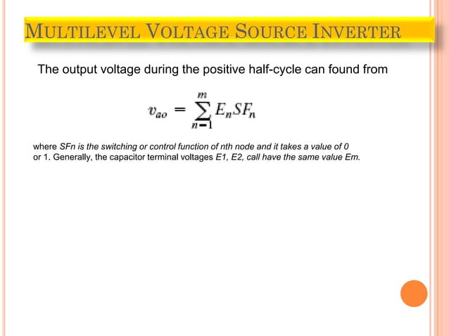 Multi level inverter | PPTX