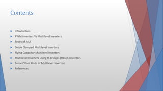 Multilevel inverters and their types | PPTX