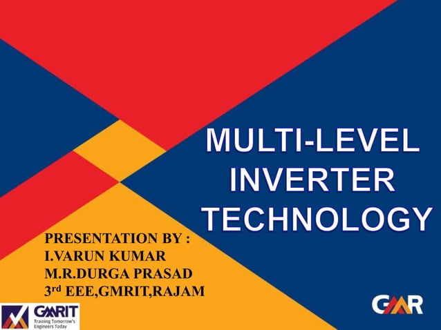 Multilevel inverter technology | PPTX