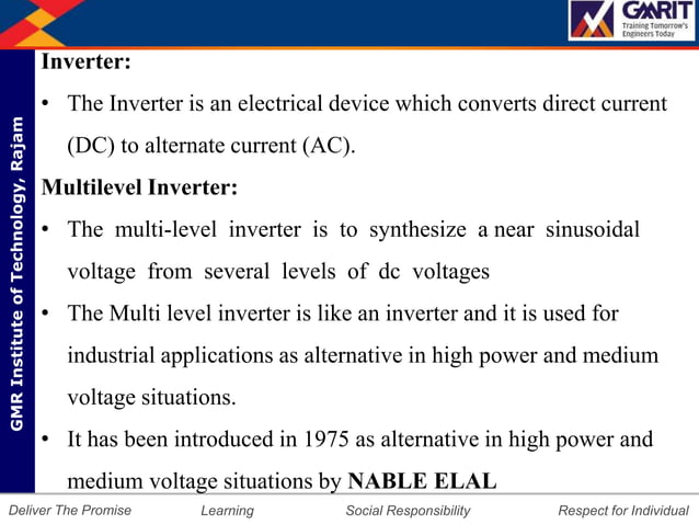 Multilevel inverter technology | PPTX